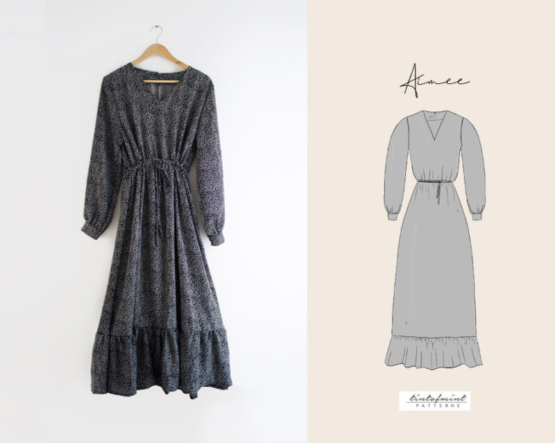 DIY Autumn Maxi Dress - tintofmint