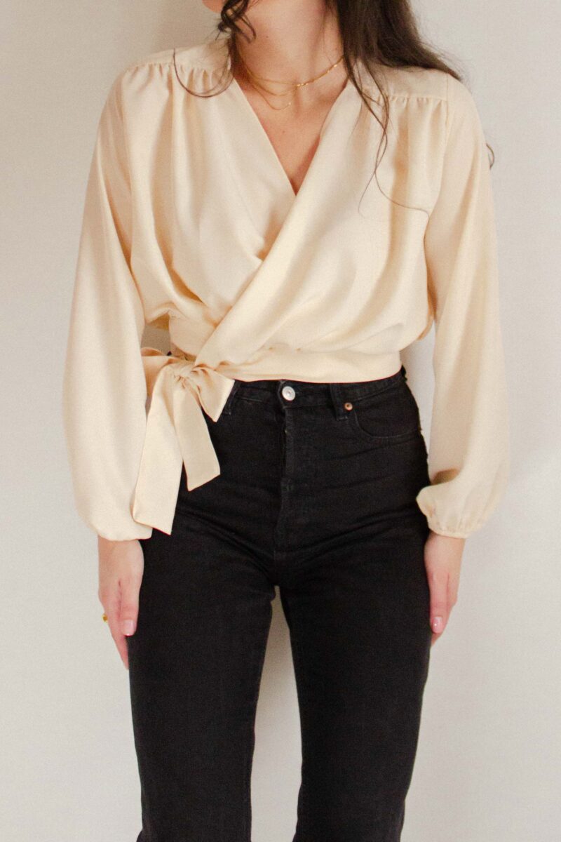 DIY Wrap Blouse - tintofmint